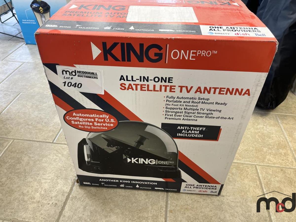King One Pro All-In-One Satellite TV Antenna